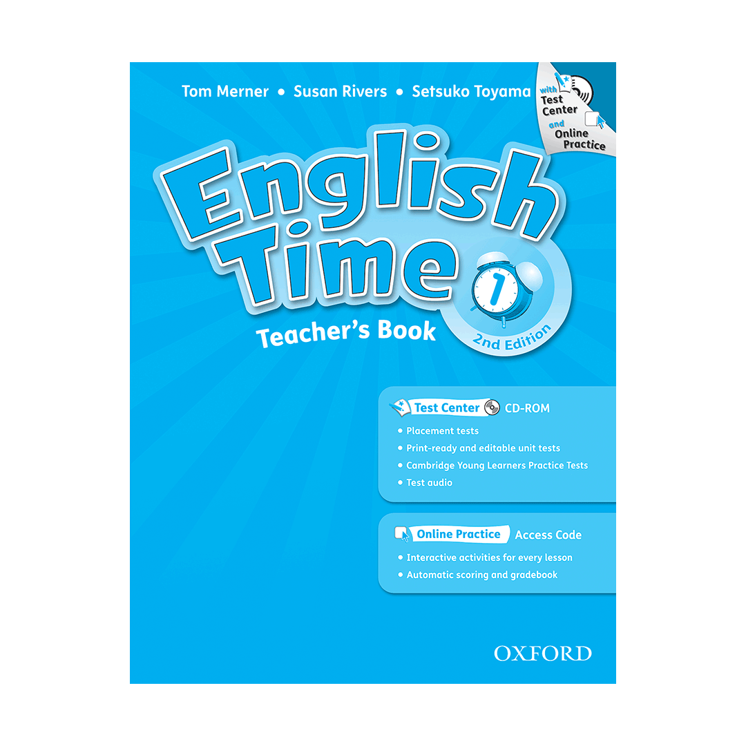 English Time 1 Teachers Book 2nd+CD - فروشگاه کتابهای آموزش زبان اٌکتاب